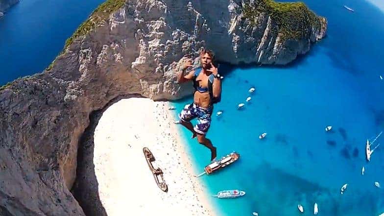 Incredible BASE Site: Sand, Shipwreck & Sunshine In Greece | TEEM