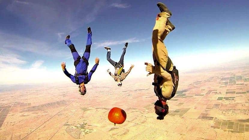 Halloween Boogie: Skydiving + Pumpkins, Tennis Balls, Rope | TEEM