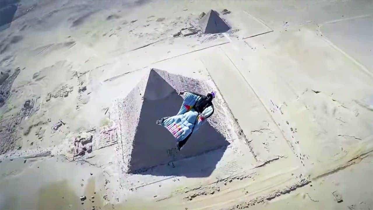 World's First Wingsuit Flight Over Great Pyramids | TEEM