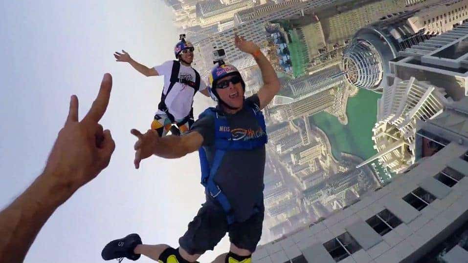 DreamJump: World's Largest Urban Zipline BASE Jump | TEEM