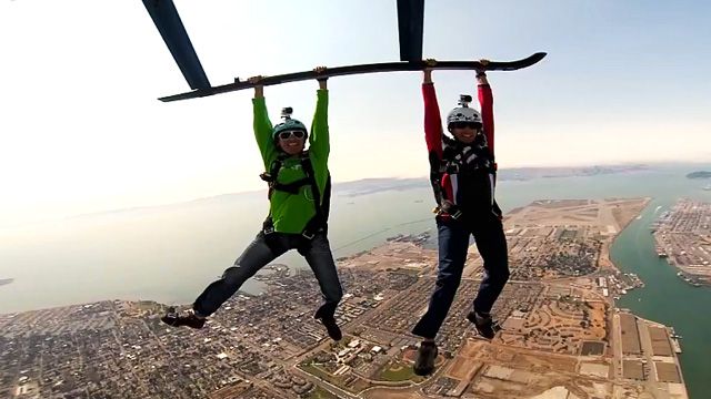 Helicopter Jump To Party Boat Landing At 120 MPH | TEEM