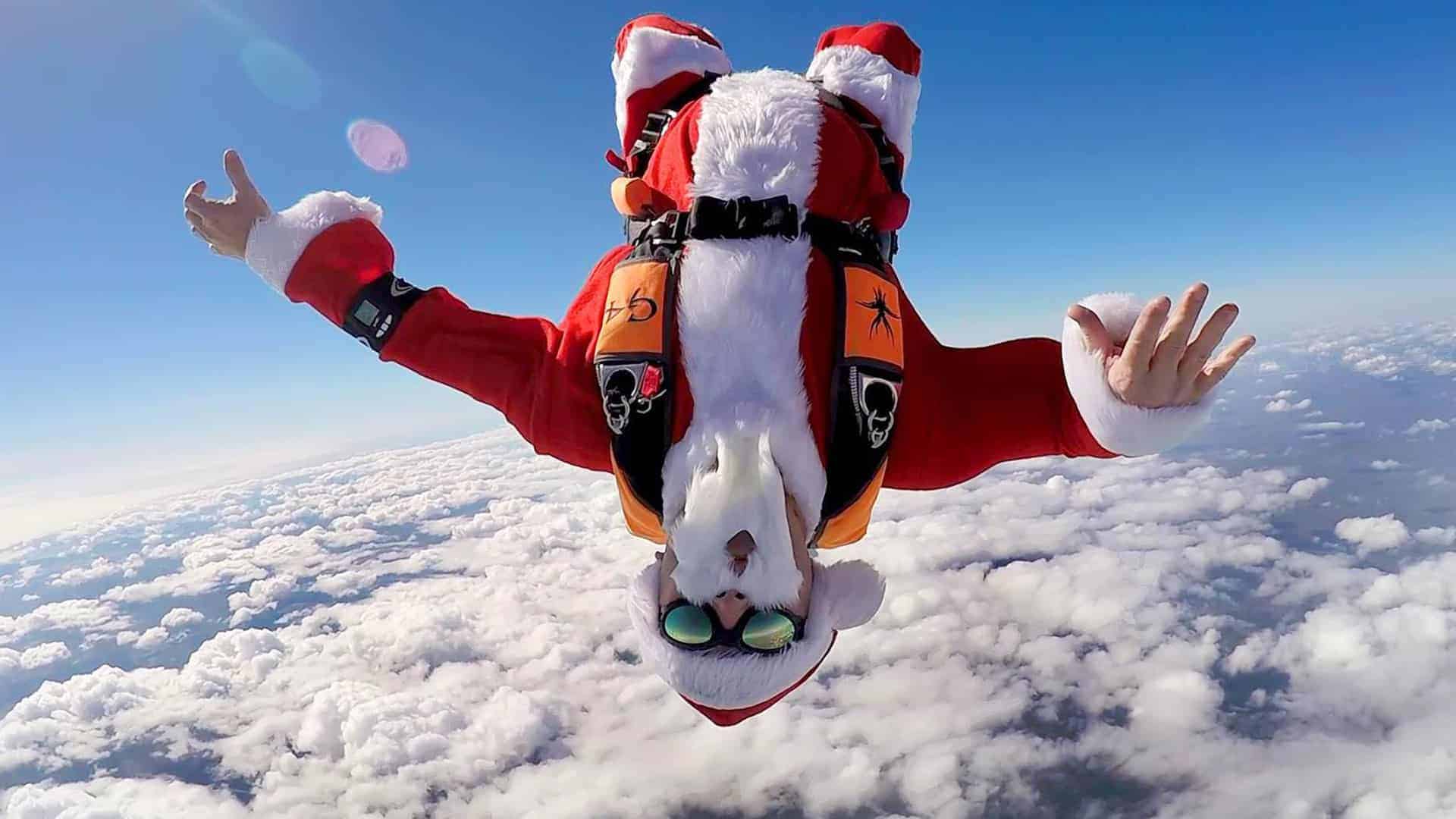 The Best of Skydiving Santa Videos | TEEM