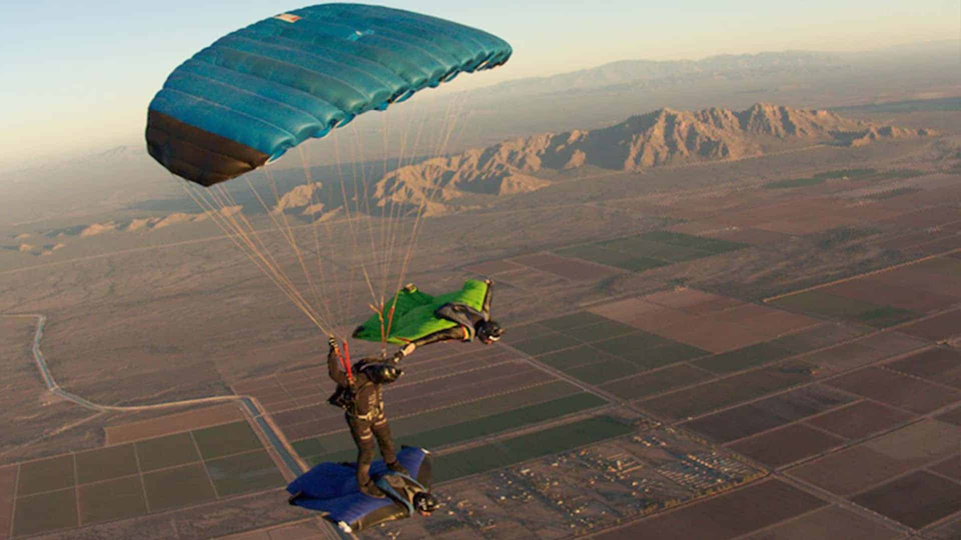 World's First 3-Way XRW Skydive At Night | TEEM