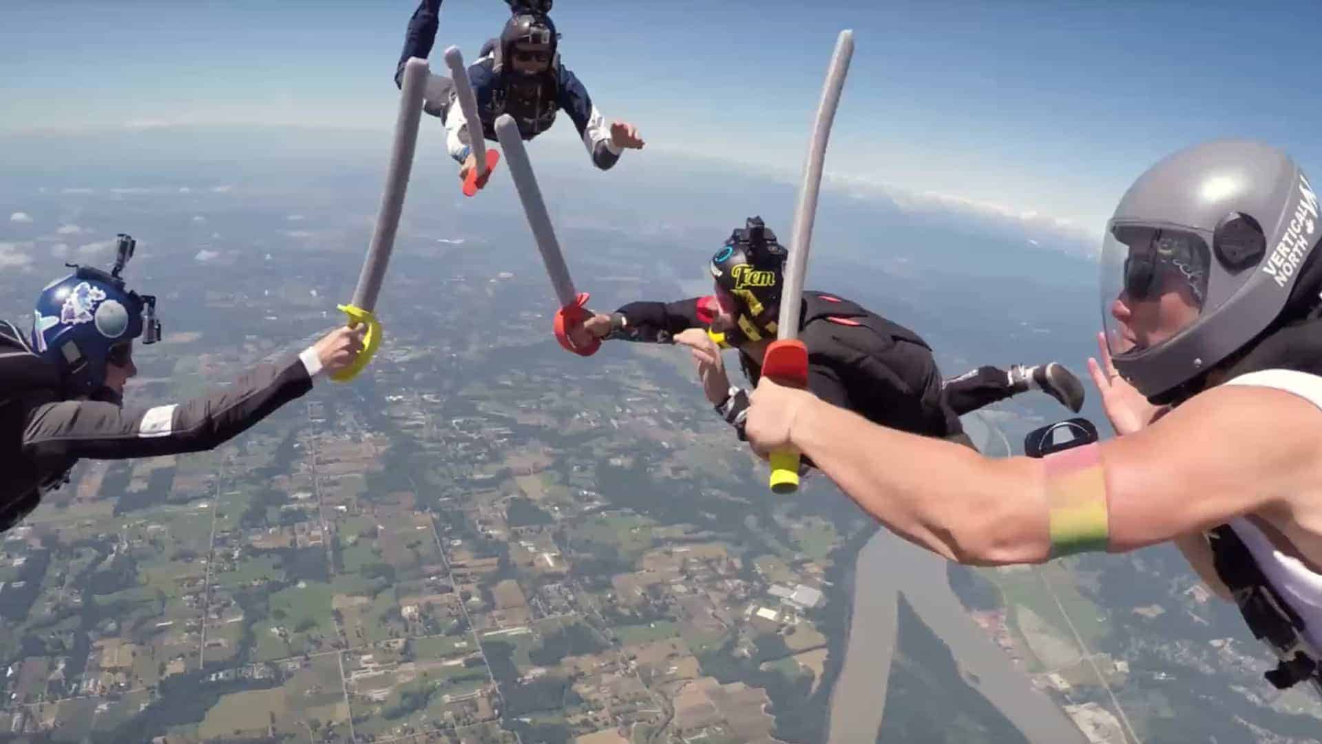 The Most Ridiculous Sword Fight In The Sky | TEEM