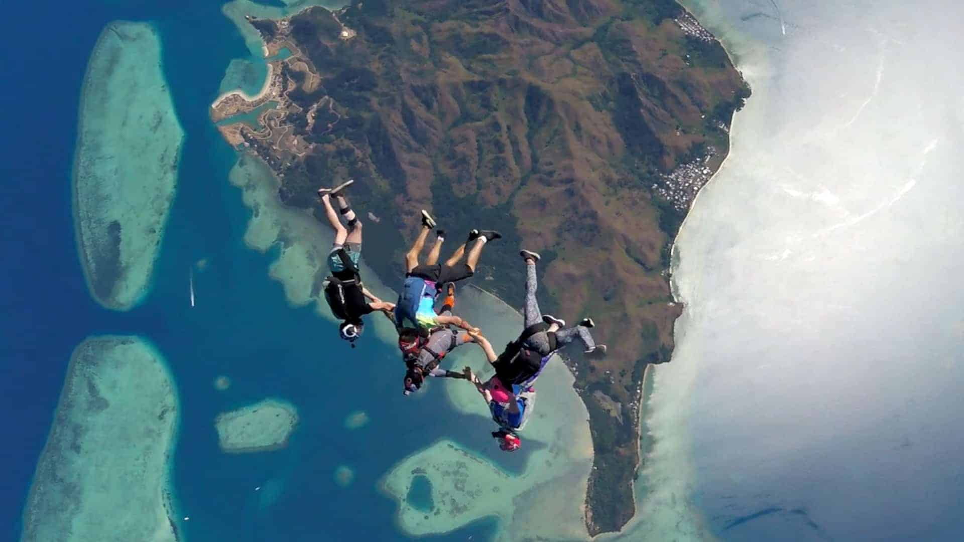 Surreal Skydiving In Fiji — Cloudbreak Boogie 2017 | TEEM