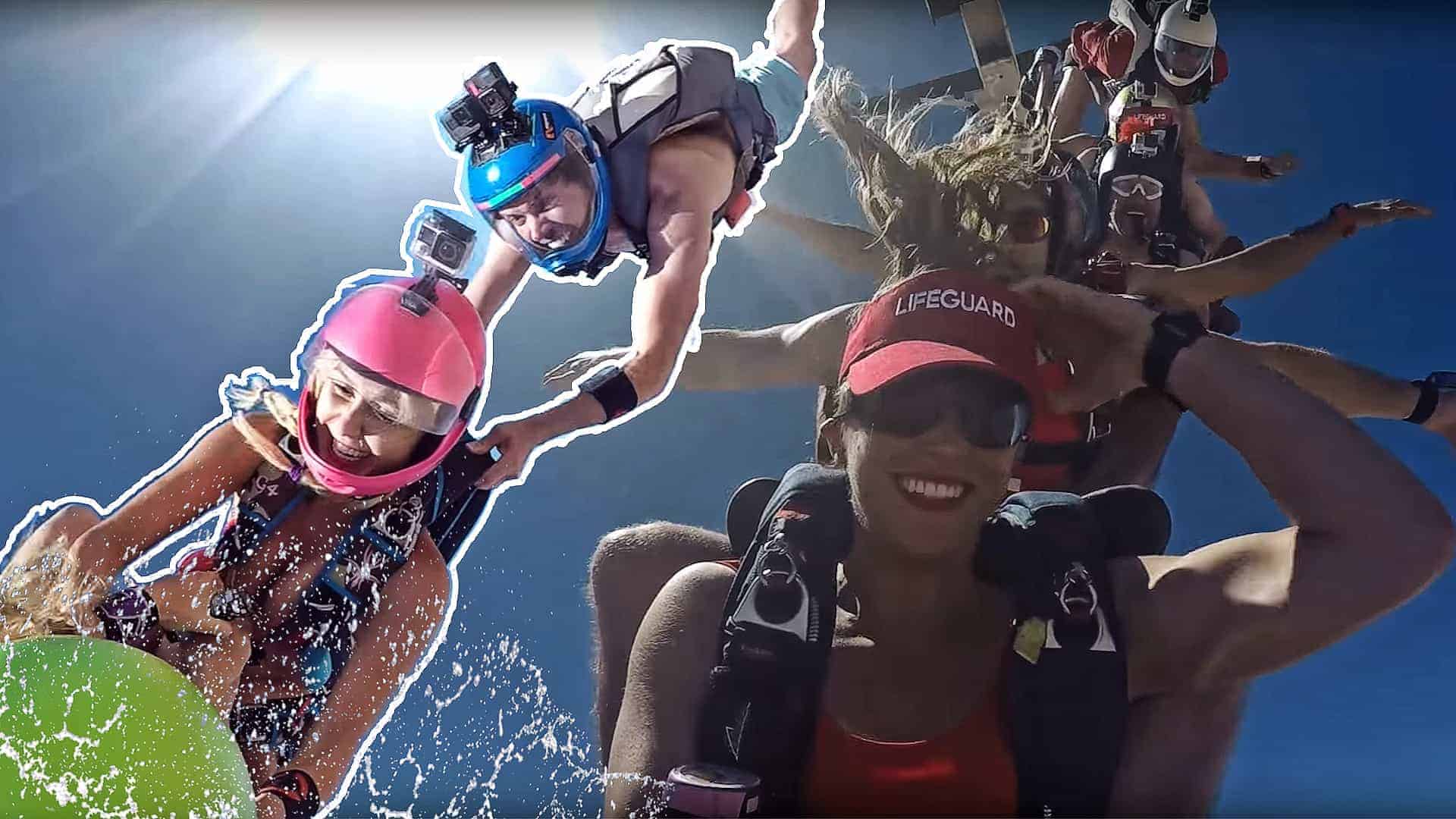 World's Highest Slip 'N Slide Skydive — Official Video | TEEM