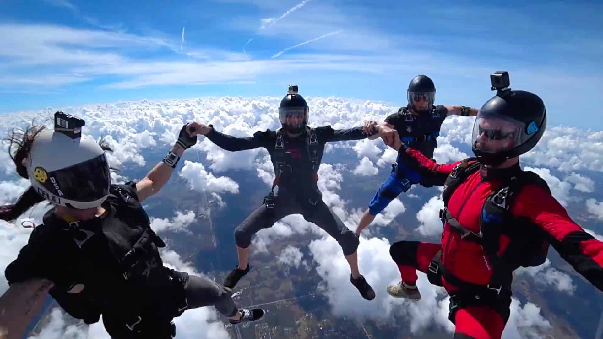 New Florida State Skydiving Record: Largest Head-Up Formation | TEEM