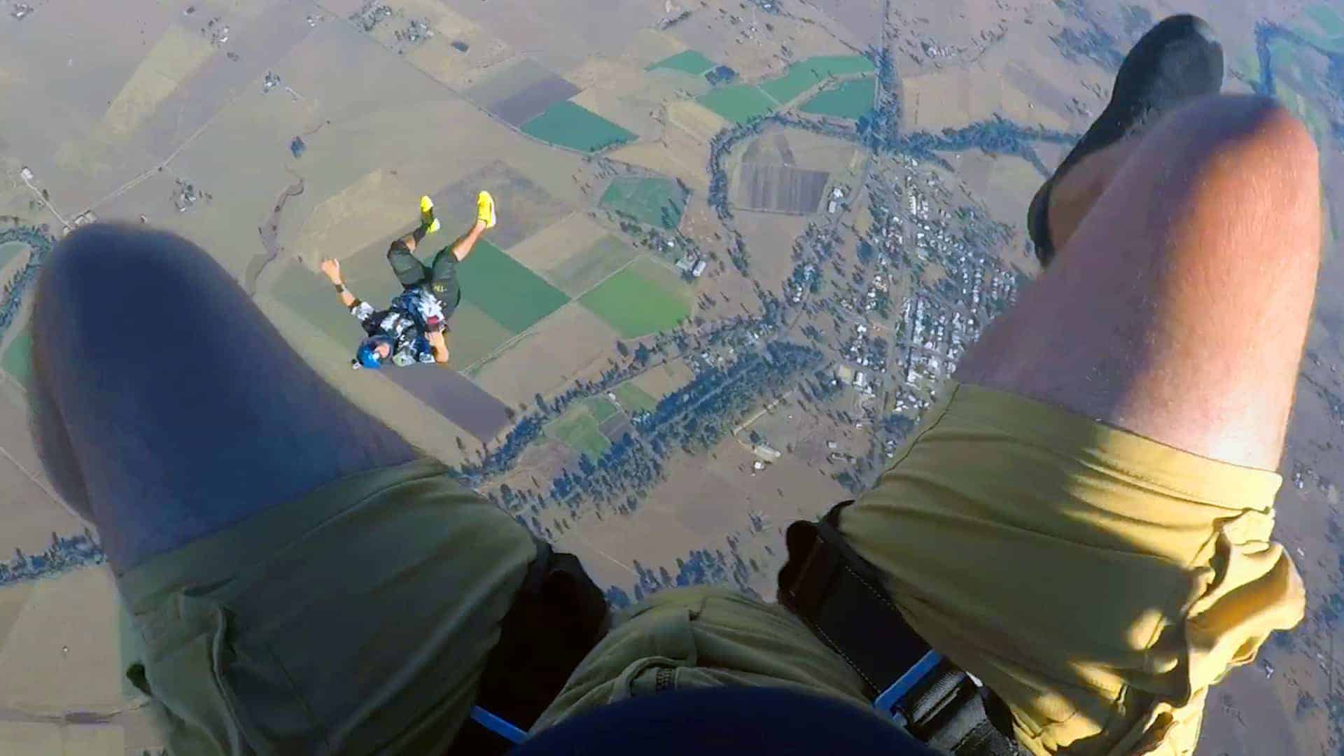 Friday Freakout: Skydiver Has Hard Premature Parachute Opening While ...