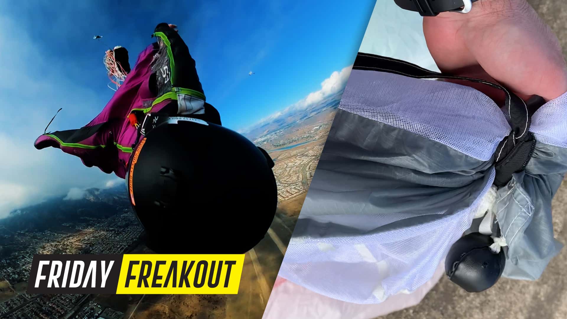 Friday Freakout: Wingsuiter Has Pilot Chute In Tow, Caused by Bridle ...