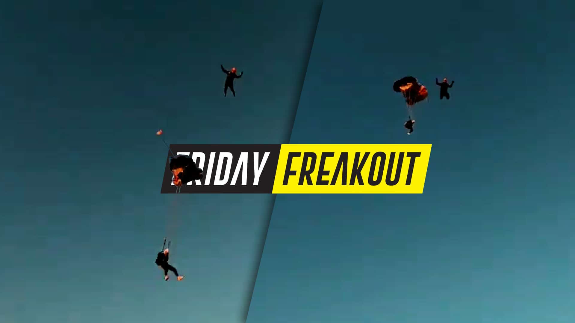 Friday Freakout: Close Call, Skydiver Deploys Parachute Under 3-Way ...