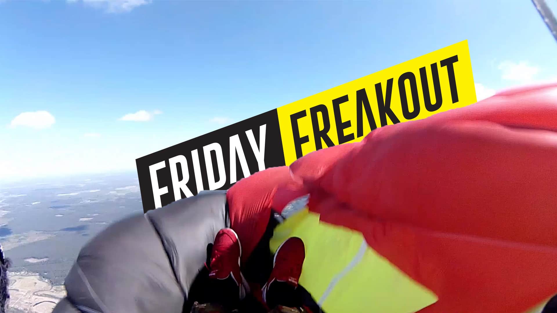 Friday Freakout: Skydiver Collides With Parachute In Freefall | TEEM