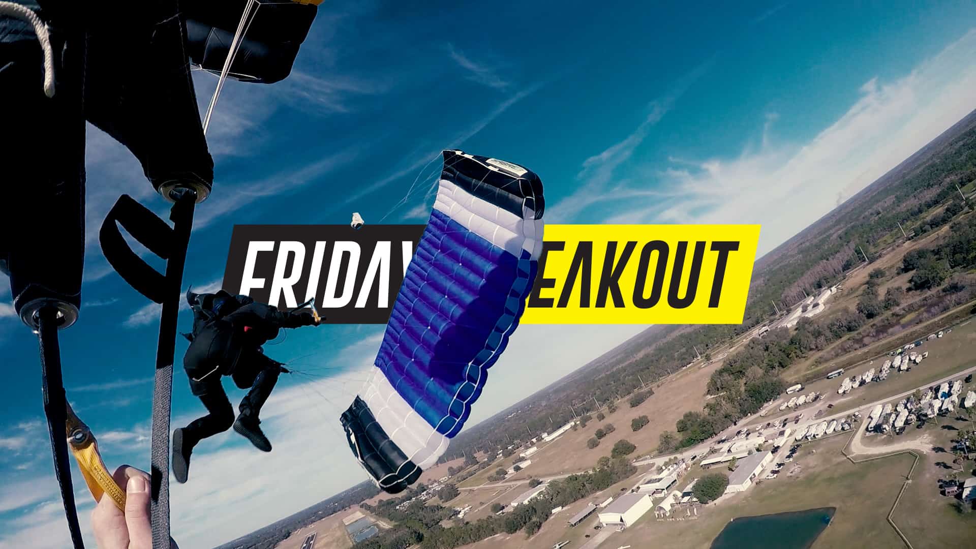 Friday Freakout: Skydiver's Scary Parachute Collision at 400 Feet! | TEEM