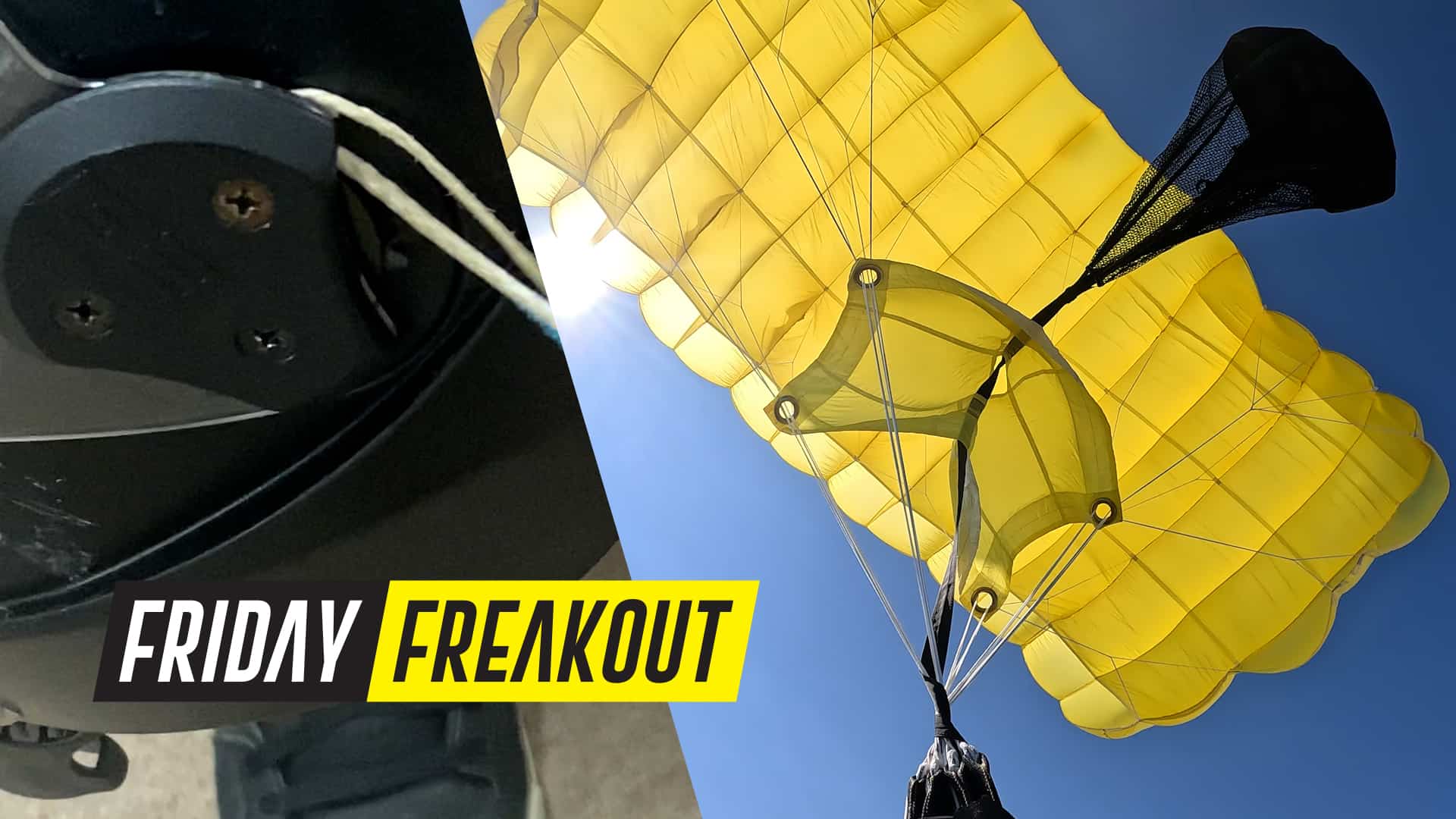 Friday Freakout: Wingsuit Pilot Chute In Tow, Reserve Entanglement ...