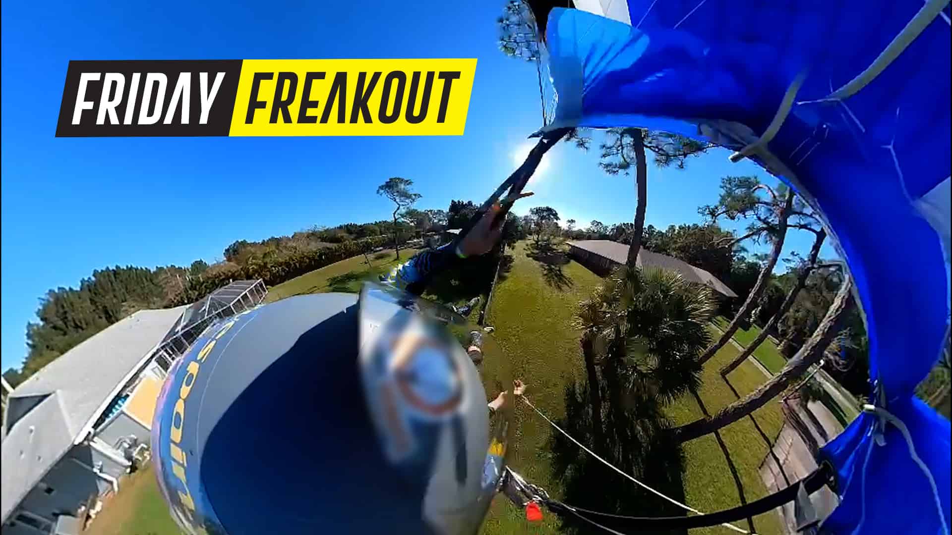 Friday Freakout: Hard Landing, Skydiver Clips Tree to Avoid Hitting ...