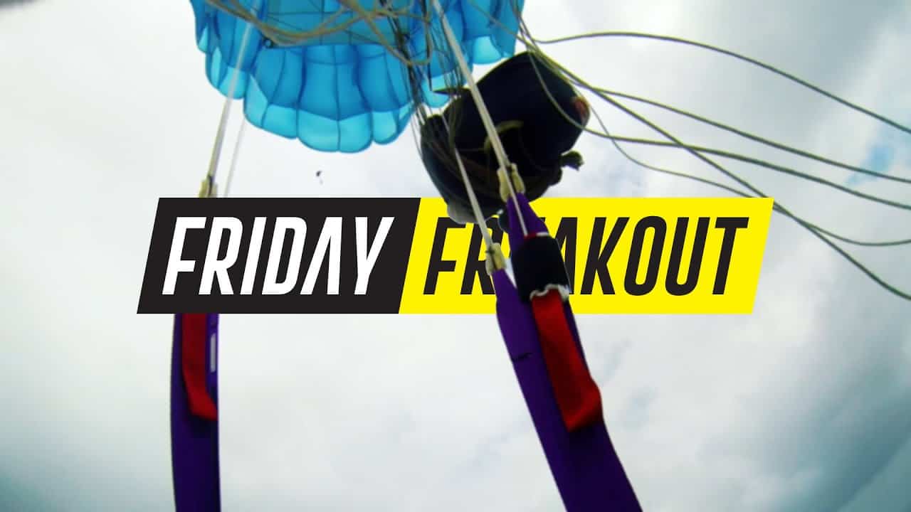 Friday Freakout: Bag Lock Malfunction, Skydiver Holds Parachute Between ...