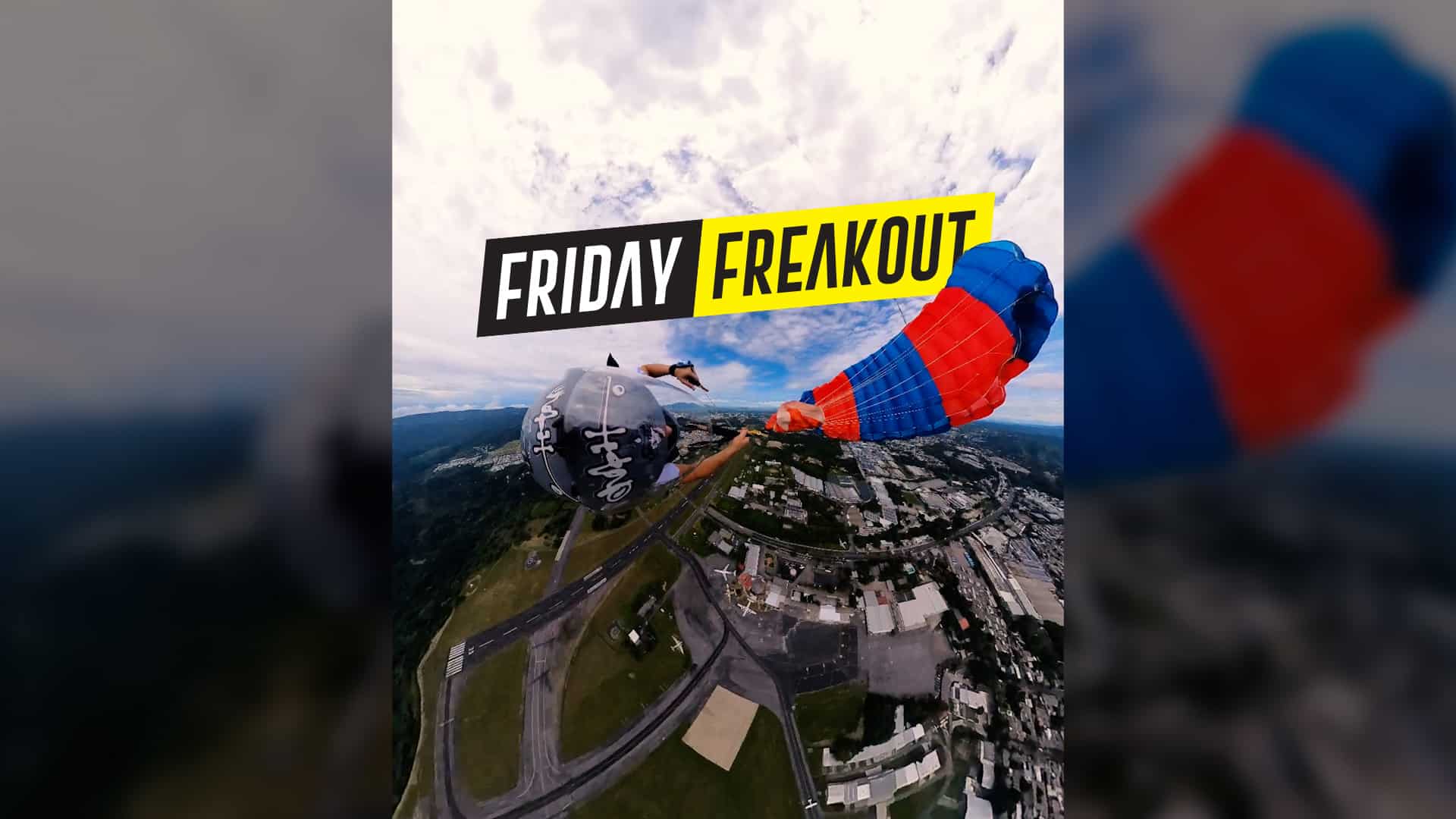 Friday Freakout: Skydiver's Parachute Collapse + Diving Line Twists at ...